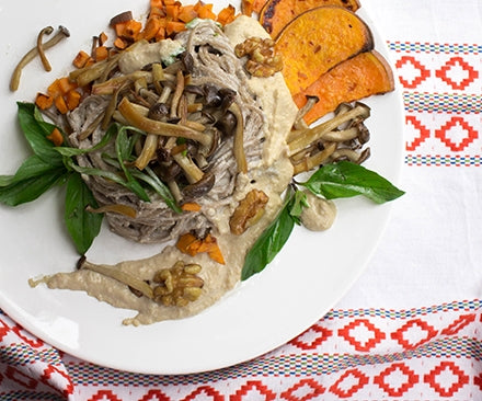 Creamy shimeji pasta (vegan) – Mycoboutique